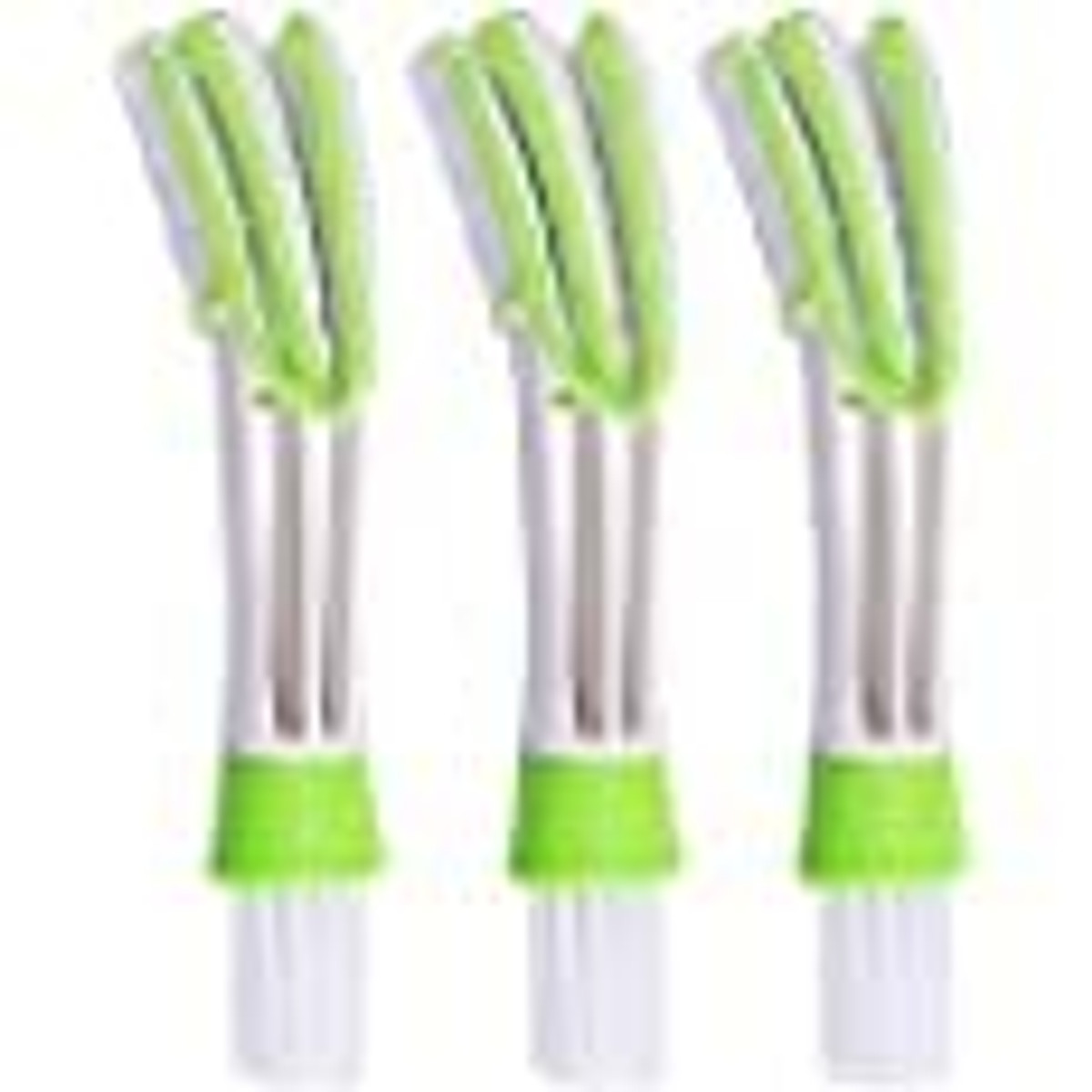 VENDOSMini Duster for Car Air Vent, Set of 3 Automotive Air Conditioner Cleaner and Brush, Dust Collector Cleaning Cloth Tool for Keyboard Window Leaves Blinds Shutter Glasses Fan