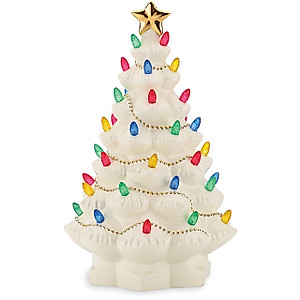 Lenox 867360 Treasured Traditions Ivory Lighted Tree Figurine