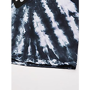 Liquid Blue unisex adult Kiss Destroyer 1976 Tie Dye Short Sleeve T-shirt T Shirt, Multi Colored Tie Dye, Large US