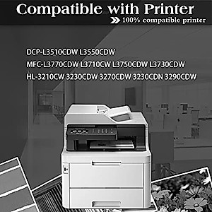 2-Black (1Drum+1Toner) Compatible DR223CL DR-223CL Drum Unit TN223 TN223BK Replacement for Brother HL-L3210CW L3230CDW L3270CDW L3290CDW MFC-L3710CW L3750CDW L3770CDW Printer