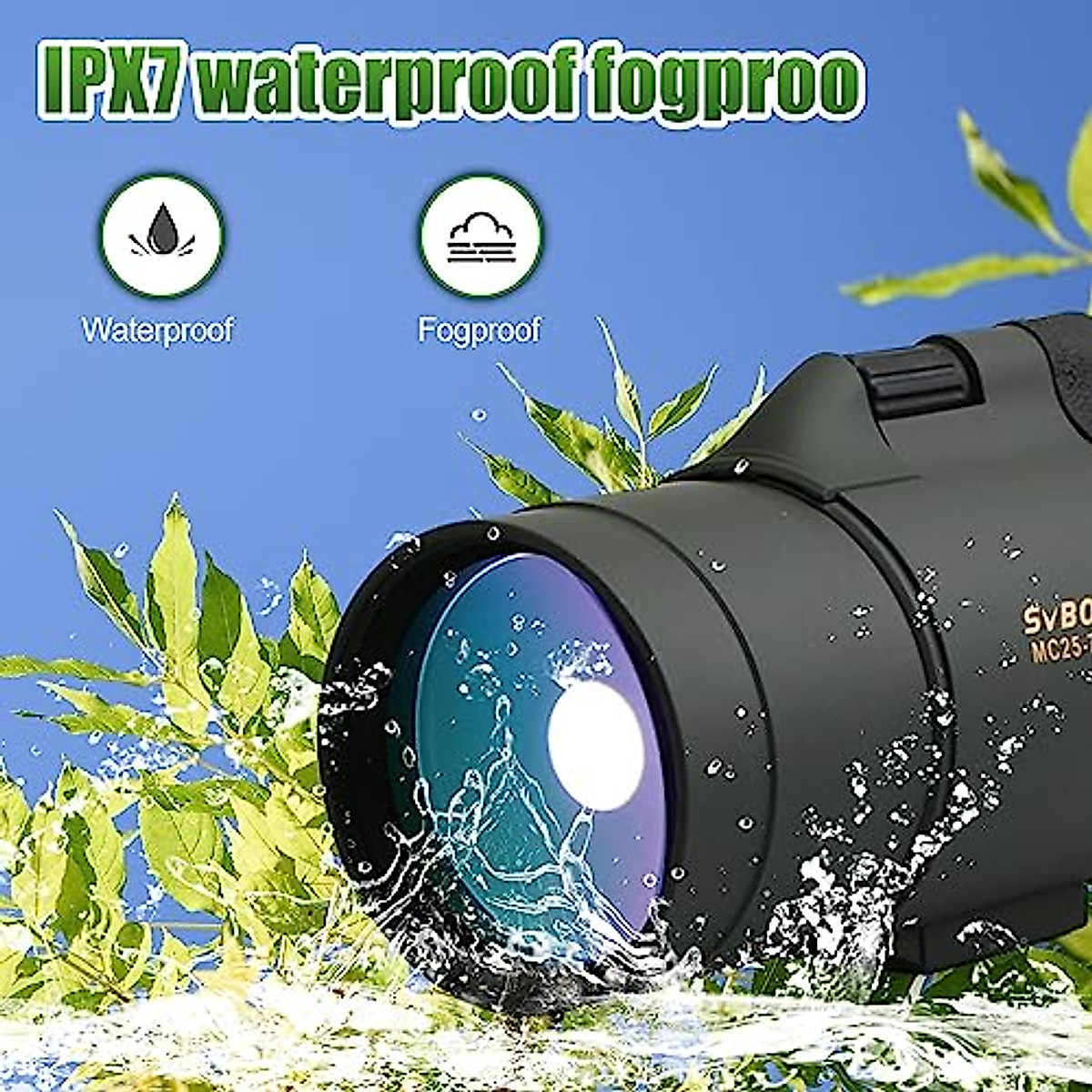 SVBONY SV41 Mak Spotting Scopes with Tripod for Target Shooting,25-75x70,Compact,Waterproof,Scopes for Hunting,Shooting,Travel,Camping