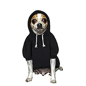 Blank Dog Sweatshirt Pet Hoodie for Medium Dogs Doggie Clothes