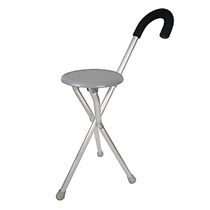 Walking Seat and Cane in One