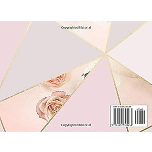 Guest Book: Elegant Birthday Party, Bridal Shower, Wedding, Anniversary, Event And More Guestbook Journal, 110 LIned Pages To Sign In | Rose Gold Marble