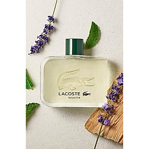Lacoste Booster Eau de Toilette - Long Lasting Fragrance with notes of Orange, Lavender & Vetiver - Fougere & Aromatic - 4.3 fl. oz.