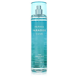 Bath and Body Works PAPAYA PARADISE COVE Fine Fragrance Mist 8 Fluid Ounce (2018 Edition)