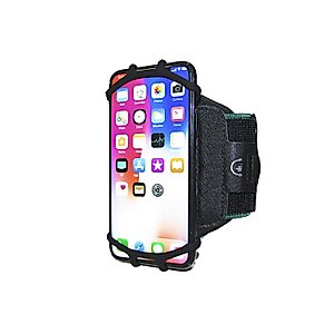 360° Rotatable Sports Running Armband Case Cell Phone Holder for iPhone 14 13 11 Pro Max 12 Mini XR SE 8 Samsung Galaxy S20 S21 S22 S23 Plus S10e Google Pixel 6a 5 6 7 Moto E BLU View, 4''-6.5'' Phone