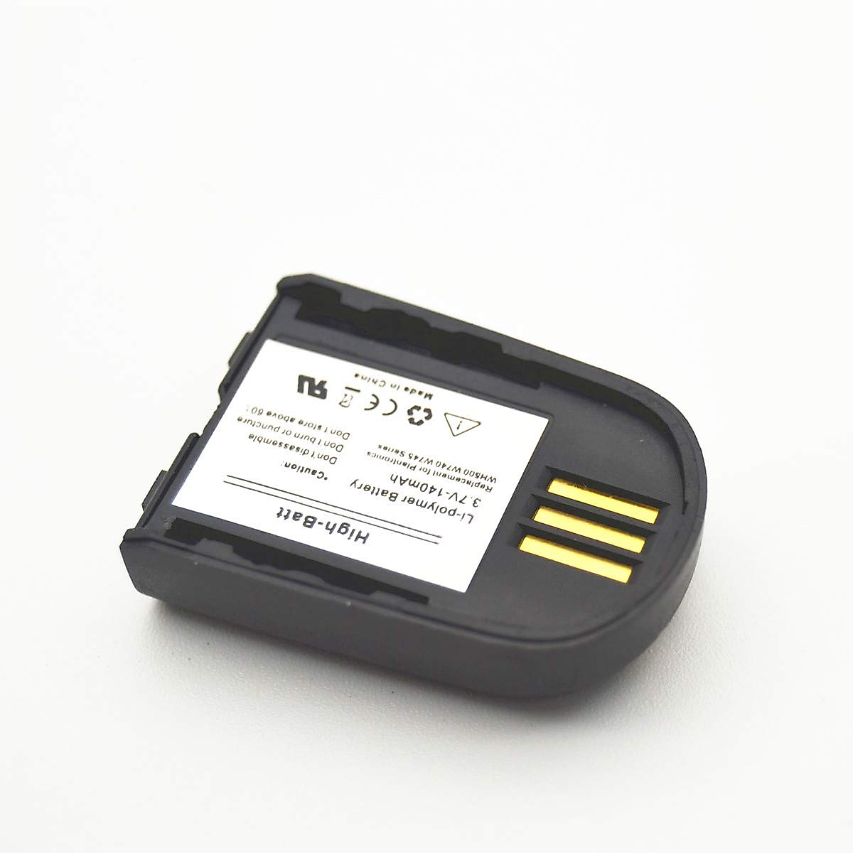 High-Batt WH500 W745 Battery, Replacement Battery 84598-01 82742-01 204755-01 for Plantronics Savi W740 W440-M W440 W740-M W445 86507-01 Wireless Headsets 3.7V 140mAh (Pack of 2)