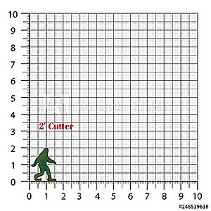 Sweet Prints Inc Bigfoot/Sasquatch Cookie Cutter - Dishwasher Safe