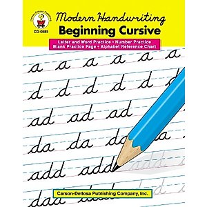 Modern Handwriting: Beginning Cursive, Grades 1 - 3
