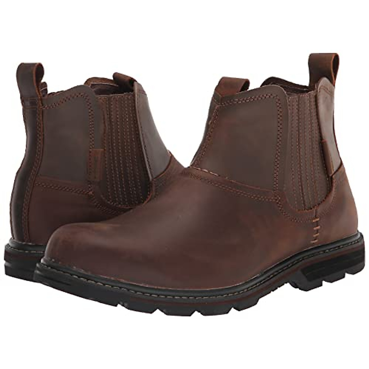 Skechers Men's Blaine Orsen Ankle Boot,Dark Brown,9.5 M US