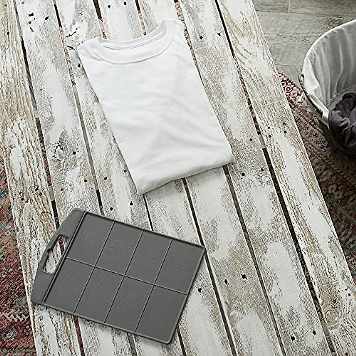 Household Essentials 195 Shirt Folding Board For Laundry | Folds T-Shirts, Polos And Dress Shirts , Black