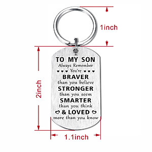 LGQDYMZ Son 30th Birthday Gifts from Mom Dad - Son Happy 30 Birthday Gifts - Son 30 Years Old Birthday Engraved Keychain Gifts