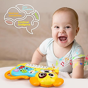 STEAM Life Baby Piano Toys 18 Months Light Up Baby Musical Toys Early Learning Educational Baby Keyboard Infant Toys Baby Dog Piano Boys Girls Toddlers Gifts 18 Months