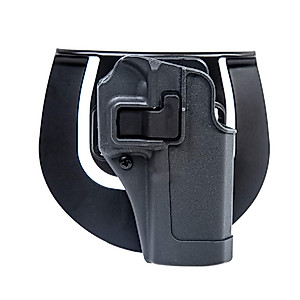 BLACKHAWK Serpa SpoRusseter Belt Holster For Glock 17 Right Hand,Gun Metal Gray