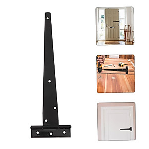 4pcs Gate Hinge T Shape Hinges Heavy Duty Hinges 8 Inches Door Hinges Furniture Hinges