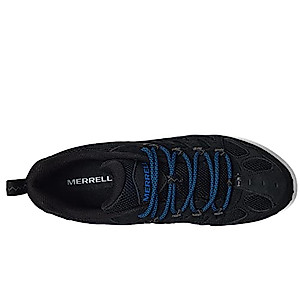 Merrell Accentor 3 Waterproof Shoes for Men - Leather and Mesh Upper, Textile Lining, and Lightweight EVA Foam Midsole Black 15 M