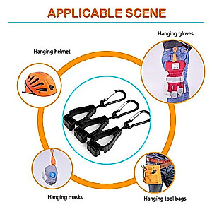 NANHONG 4pcs Glove Clips for work Glove Holders,Ideal for glove clips for construction