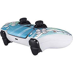 Skinit Decal Gaming Skin Compatible with PS5 and Compatible with PS5 Digital Edition DualSense Controller - Officially Licensed Disney Olaf Design