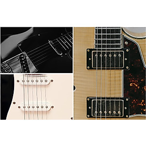 3MM Electric Guitar Bass Pickguard Screws Pick Guards Scratch Plate Mounting Screws for Fender Strat Tele SG LP Guitar Bass Replacement (Black 100 Pack)