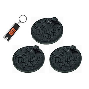 3 Pack Hunter 269400 Protective Rubber Cap for PGP Rotor, Sprinkler Cap Replacement Rubber Top for PGP Series, Hunter Sprinkler Head Cap, Hunter Rubber Replacement Cap with Included LED Keychain Light