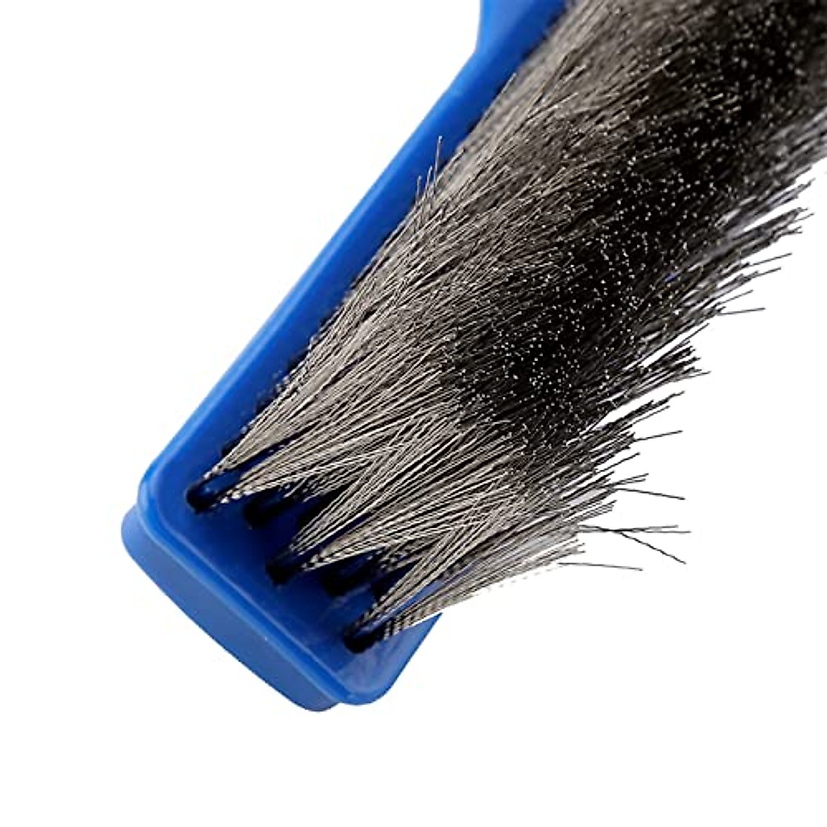 LIYJTK 10" Stainless Steel bristled Pool Brush, Pool Brush with Handle for Cleaning Pool Walls, Tiles, Floor to fit Most Poles