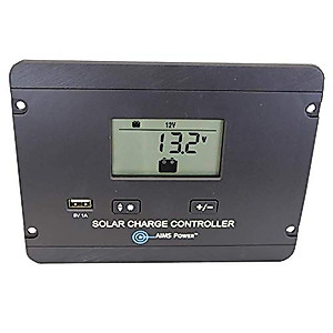 AIMS Power Flush Mount 30 Amp Solar Charge Controller 12/24V PWM