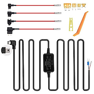 Dash Cam Fuse Tap Kit Dashboard Camera Car Charger Cable Kit 12V- 24V to 5V Compatible with VIOFO A129, A129 Plus, A129 PRO, A129 IR, A119V3 Dash Cam Hardwire Kit Mini USB