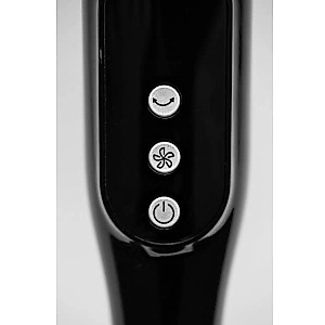 PELONIS 16'' 12-Speed Adjustable Height Quiet Pedestal Fan with Digital Display & Remote Control, PSPF18AR40B (Renewed)