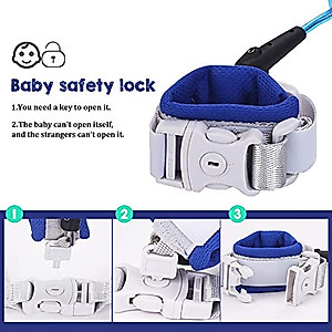 Child Backpack Leash for Toddlers & Kids | 98Inch Lengthen Child Safety Walking Leash -Blue