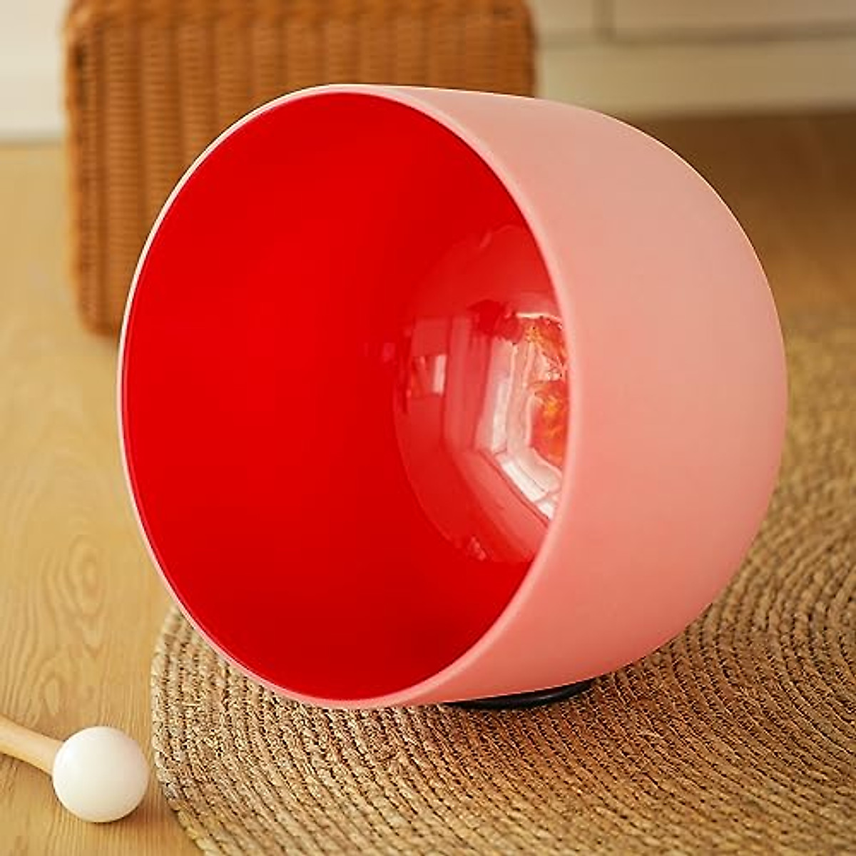 7-12 Inch Full Color Crystal Singing Bowls Set of 7 pcs for Yoga Sound Healing with 2 pcs Travel Carriers