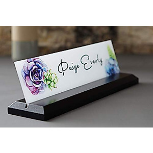 Desk Name Plate Personalized with your Name and Title