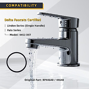 RP44648 / 44648 O-Ring, Kitchen Faucet O-Ring Compatible with Delta Faucets, Faucet Spout O-Ring Replacement Part, Pack of 4