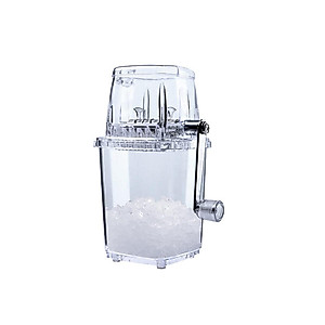 MYBAQ,Ice Crusher Machine,Shave Ice Machines,Manual Ice Shaver,Manual Ice Crusher,Ice Crushers for Home Use,6.2 "L X 6.2 "W X 9.3" H,Ideal for Family Gatherings, Picnics, Parties