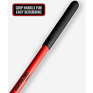 Adam's Wheel Woolies Car Detailing Brush (Bundle) - Car Cleaning Wheel Brush | Use W/Wheel Cleaner, Rim Cleaner, Chrome Cleaner | Car Wash Brush Cleans Brake Dust from Barrels & Hard to Reach Areas