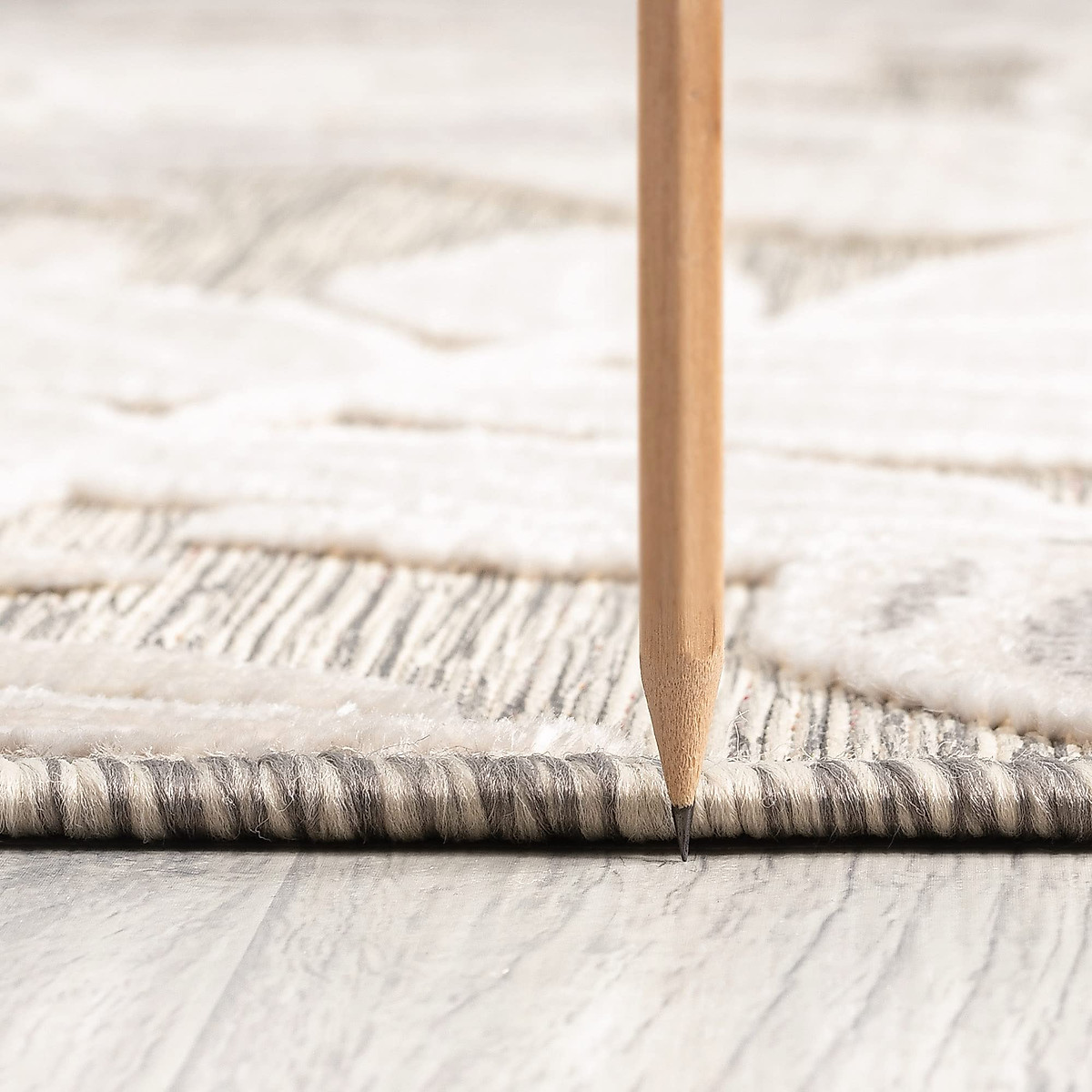 Large Jute Water Resistant Indoor Outdoor Rug 8x10 - Traditional Outdoor Rugs for Patio, Entryway, Deck, Porch, Camping, RV - Outside Area Rug