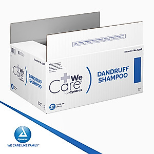 Dynarex Anti Dandruff Shampoo - Cleansing & Moisturizing Shampoo with Pyrithione Zinc - Daily Hair Shampoo for Men & Women for Itching, Flaking, Dry Scalp - 12 fl. oz., Case of 12