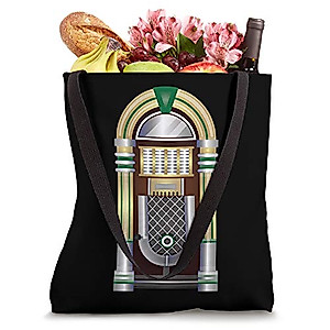 Retro Jukebox Music Oldies Aesthetic Cool Vintage Lover Gift Tote Bag