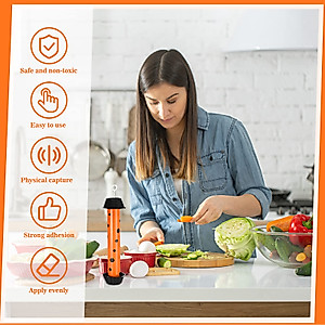 Qualirey Fruit Fly Traps for Indoors Hanging Fly Traps Outdoor Sticky Gnat Traps for House Indoor Gnats Killer Indoor Trap Tubes Disposable Fly Stick for Mosquito Flying Insect Bug Control (6 Pcs)