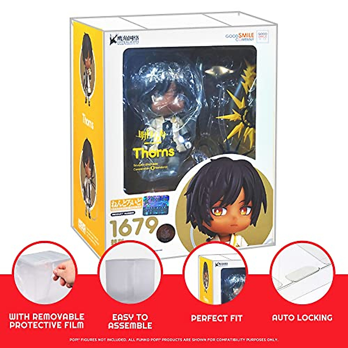 Premium Nendoroid Box Protective Plastic Display Box Case - Ultimate Dust, Dirt, and Moisture Defense, Enhance Display Appeal, Easy to Use, Reusable, Preserve Collectible Value, Perfect for Collectors