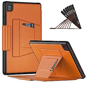 Tablet PC Case Magnetic Smart Cover Case Compatible with Samsung Galaxy Tab A8 10.5-Inch 2021/2022 (SM-X200/X205), Shockproof Protective Case with Auto Sleep/Wake PU Leather Case, Multi-angle Stand Ta