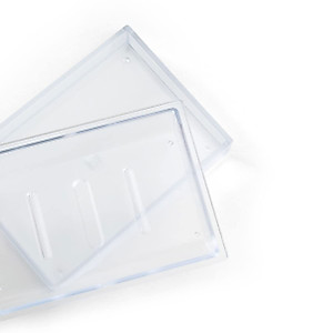 Cabilock 3 Pcs Soap Holder Soap Draining Dish Bathroom Soap Drainer Soap Dish