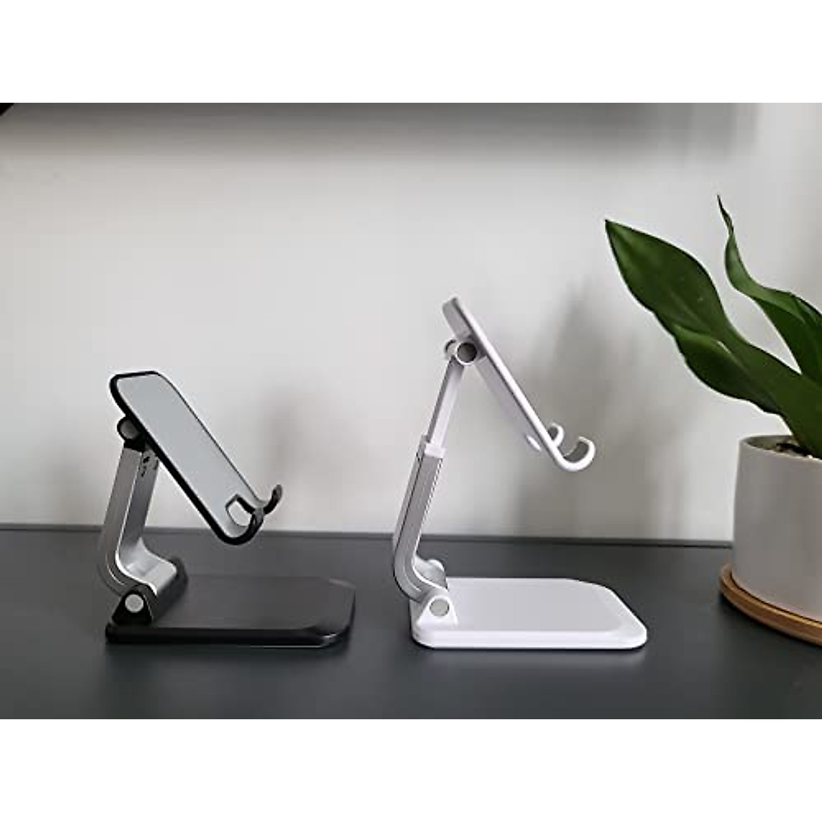 Cell Phone Stand for Desk, Adjustable Height Mobile Phone Holder for Home & Office, Compatible with iPhone 13 12 11 Pro XS Max XR 8 7 6S Plus, Samsung S22+ Note10, Tablets,Smartphones(4-10")