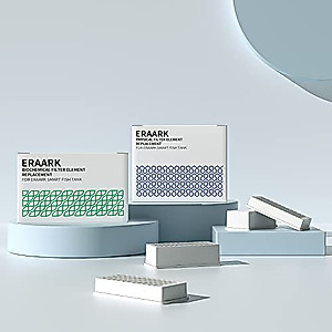 ERAARK Filter Media Replacement Physical Filter cartridges Smart Fish Tank 4-Pack (4pack Physical Filter)