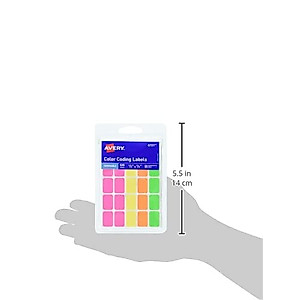 Avery Reinforcement Labels on Small Sheets, Handwrite Only