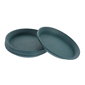 DOITOOL Plants 5pcs Gallon Planter Tray Flowerpot Plastic Water Dish Plant Pots