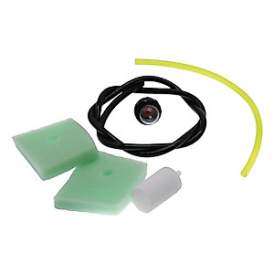 QHALEN Air Filter Fuel Line Filter Primer Bulb for Husqvarna 123L 322L 325L 123C 326 322C