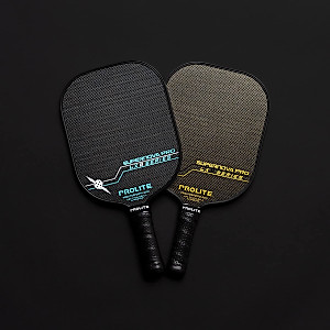 PROLITE LX Series Pickleball Paddles | Hyperweave Carbon Fiber Pickleball Paddle | 14mm Poly Core | Pickleball Rackets Made in The USA Since 1984 (Supernova Pro LX, Silver Fibers)