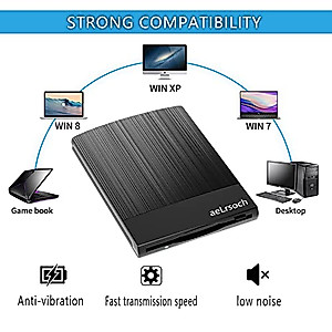 Floppy Disk Reader External Floppy Disk Drive Floppy Disk Reader USB 3.5-inch USB Floppy Disk Reader 1.44 MB FDD Portable Floppy Disk for PC Windows 2000 / XP / 7/8 / 7Plug and Play