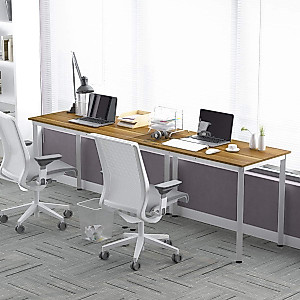 Weehom Computer Desk Home Office Writing Desk Study Laptop/Dining Table